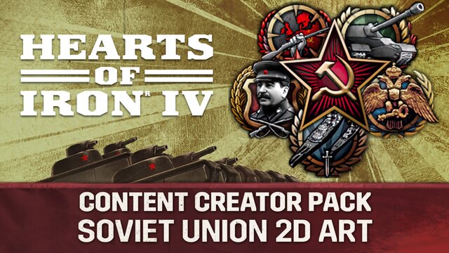 Hearts of Iron IV: Content Creator Pack - Soviet Union 2D Art купить со ...